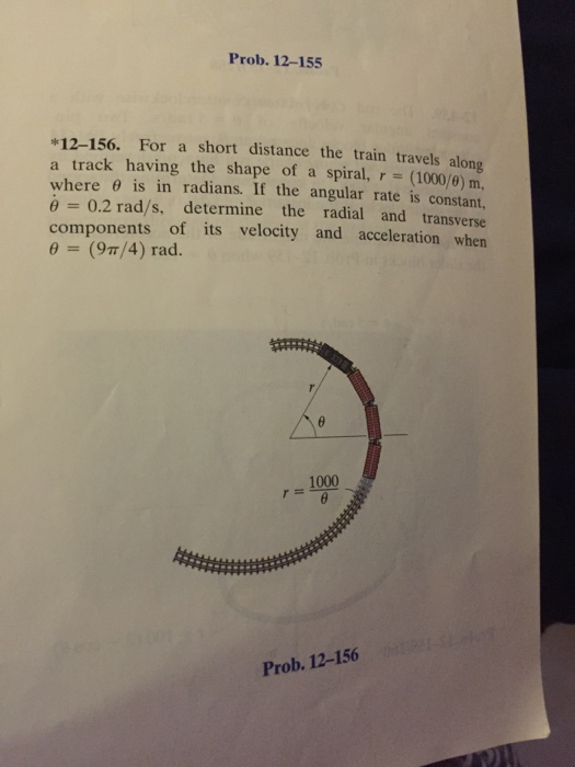 Solved determine the radial and transverse components of its | Chegg.com
