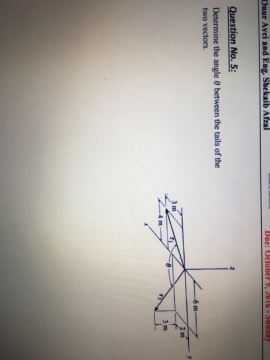 Solved Determine the angle theta between the tails of the | Chegg.com Solved Determine the angle theta between the tails of the | Chegg.com