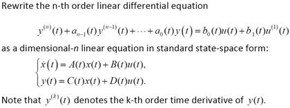Solved Rewrite the n-th order linear differential equation | Chegg.com