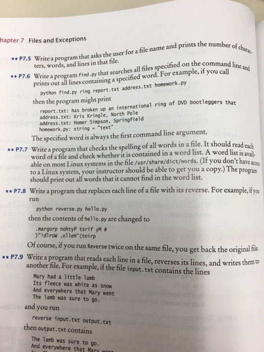 Solved Write A Program That Asks The User For A File Name