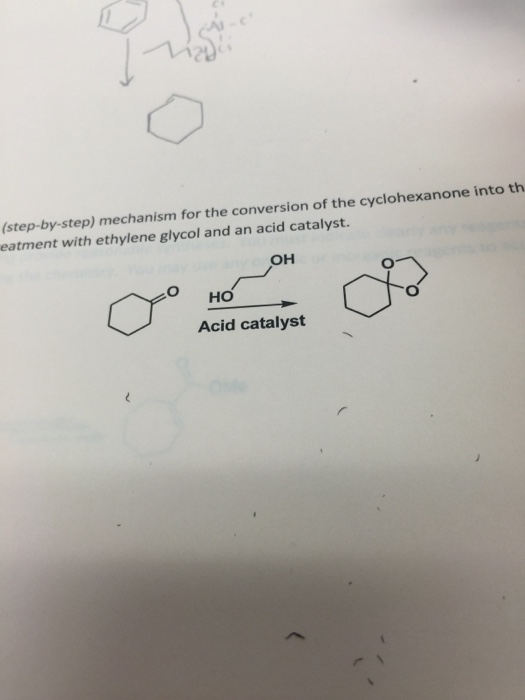 Solved mechanism for the conversion of the cyclohexanone | Chegg.com
