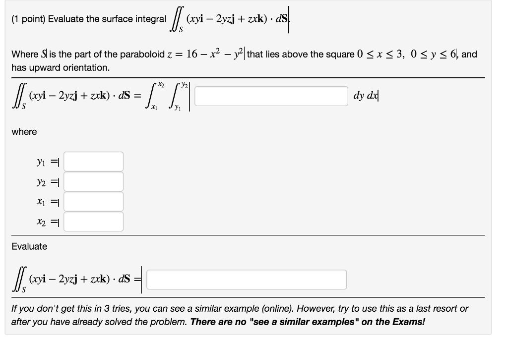 Solved Evaluate the surface integral doubleintegral_s | Chegg.com