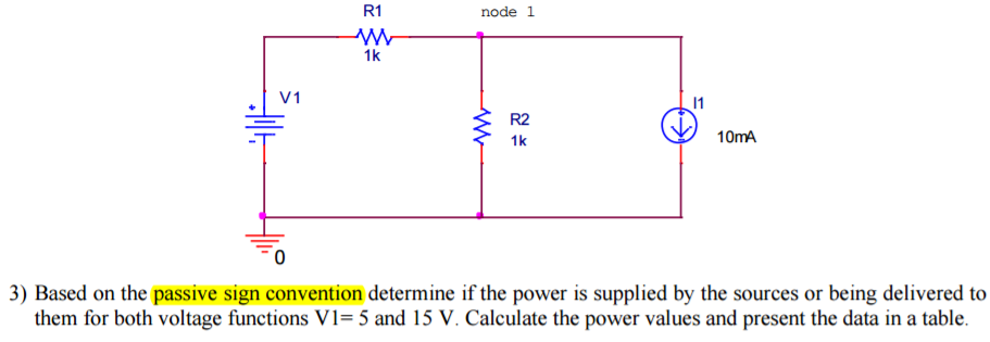 Solved Based on the passive sign convention determine if the | Chegg.com