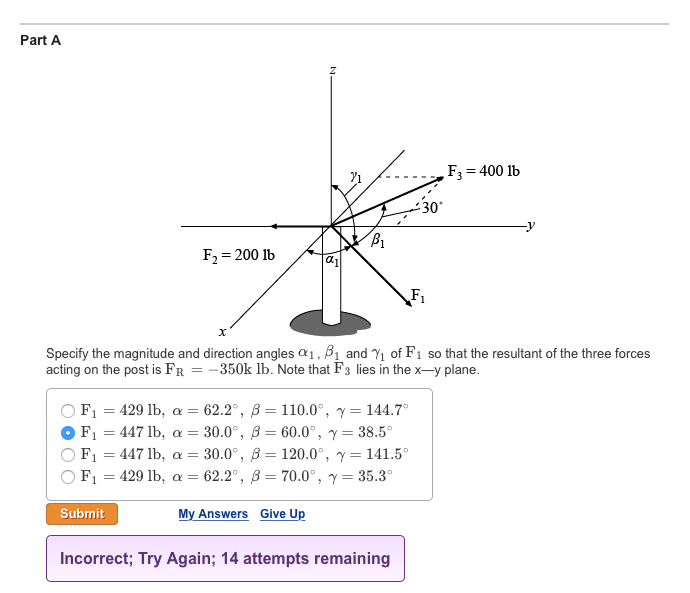Solved Need Help with a statics problem, can you explain how | Chegg.com