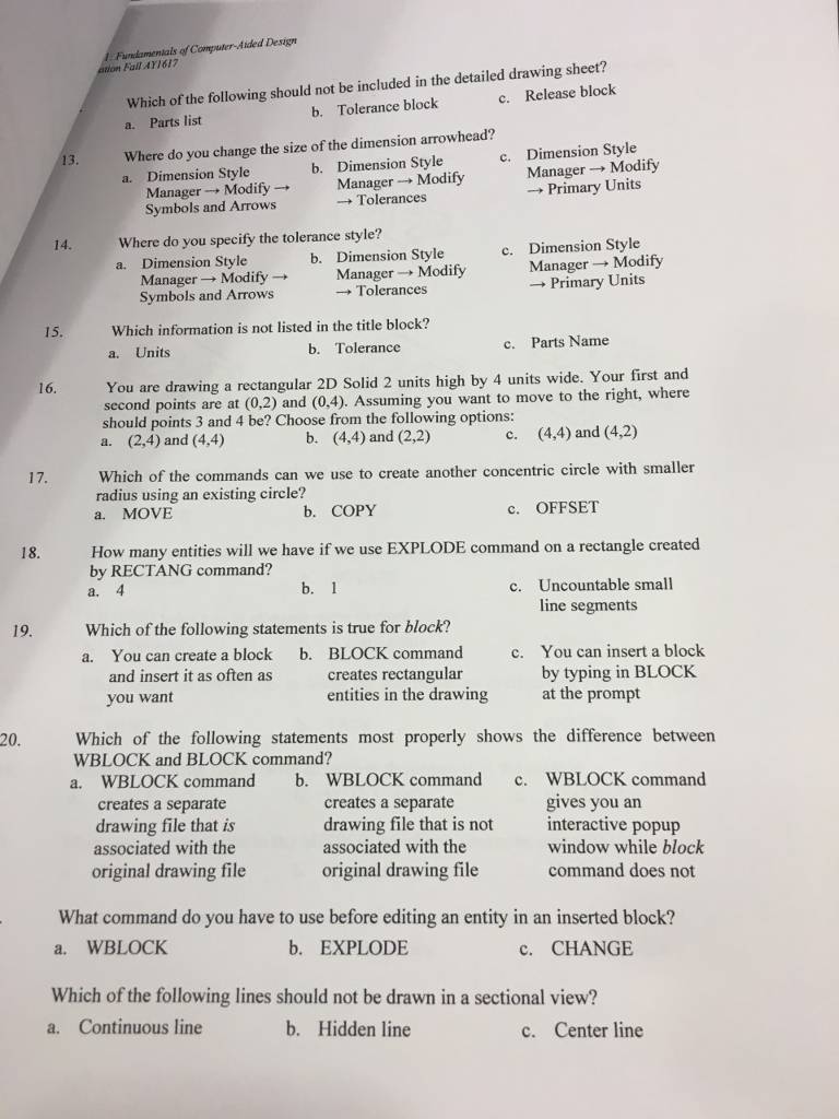 Solved Which of the following should not be included in the | Chegg.com