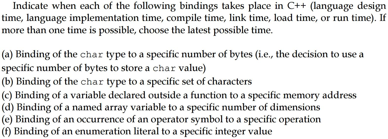 Solved Programming language concepts - a#N#Please let me know | Chegg.com