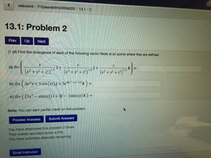 Solved find the divergence of each of the following vector | Chegg.com