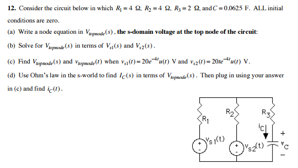 Solved Consider the circuit below in which R_1, = 4 ohm R_2 | Chegg.com