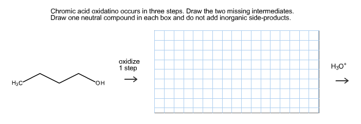 Solved Chromic acid oxidation occurs in three steps. Draw | Chegg.com
