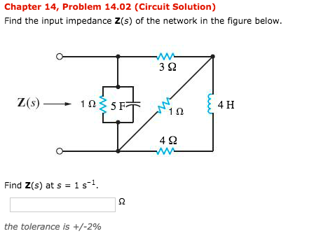 Solved Chapter 14, Problem 14.02 (Circuit Solution) Find the | Chegg.com