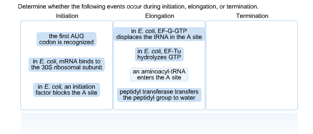 Solved Determine whether the following events occur during | Chegg.com