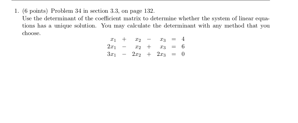 Solved 1. (6 points) Problem 34 in section 3.3, on page 132. | Chegg.com