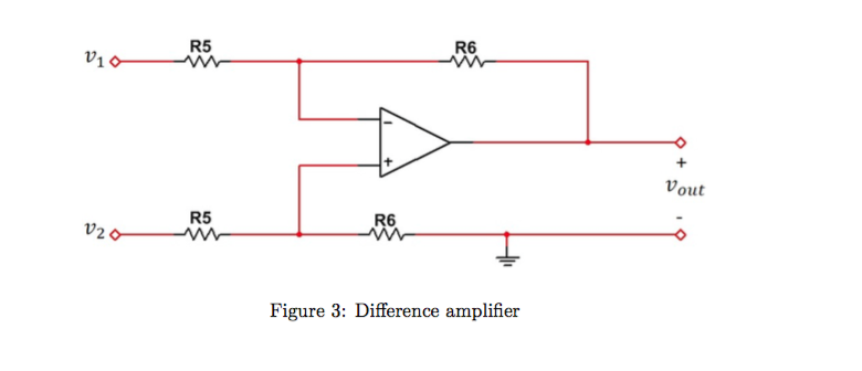 Solved Why not use an op amp configured as a difference | Chegg.com