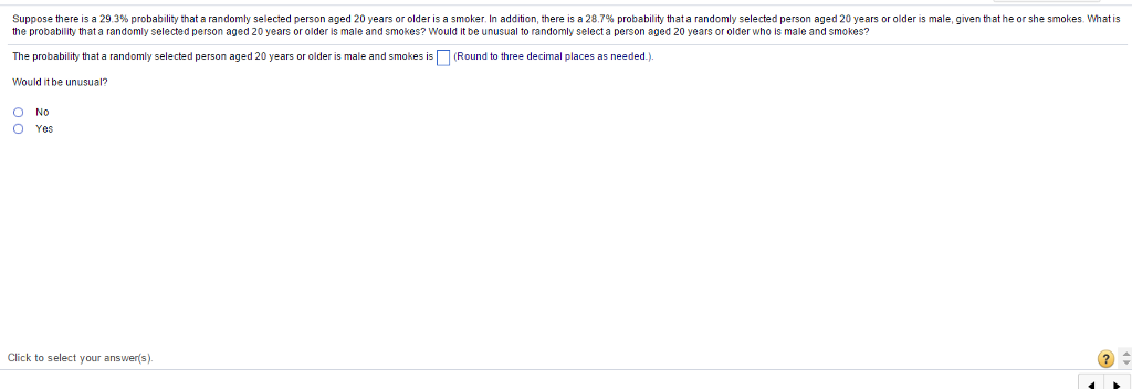 Solved Suppose there is a 29.3% probability that a randomly | Chegg.com