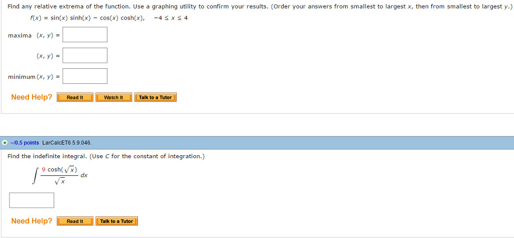 Solved Find any relative extrema of the function. Use a | Chegg.com