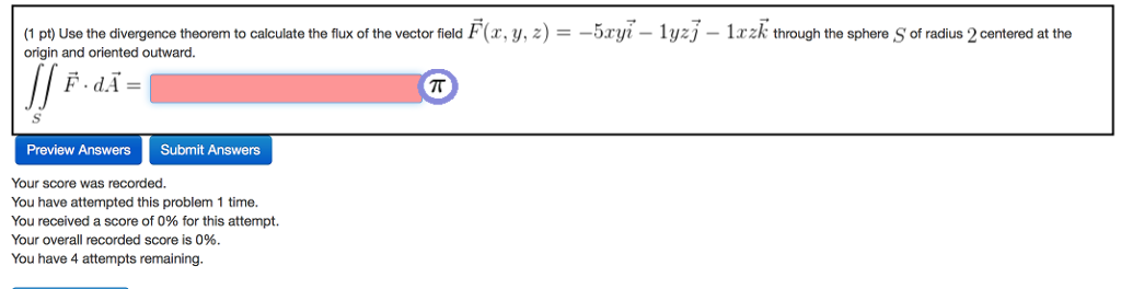 Solved Use The Divergence Theorem To Calculate The Flux Of