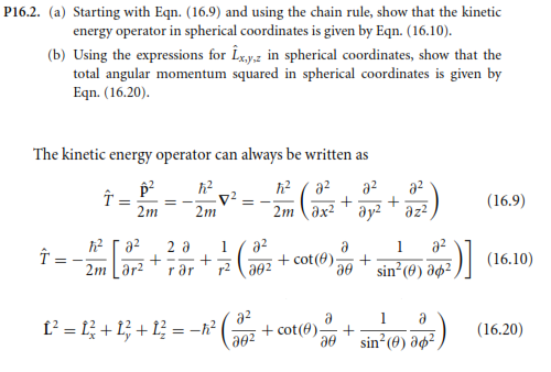 Solved P16.2. (a) Starting with Eqn. (16.9) and sing the | Chegg.com
