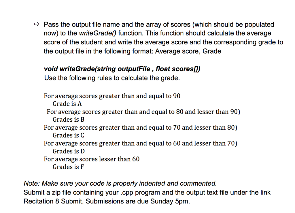 Solved Recitation 6 exercise: Write a program that reads the | Chegg.com