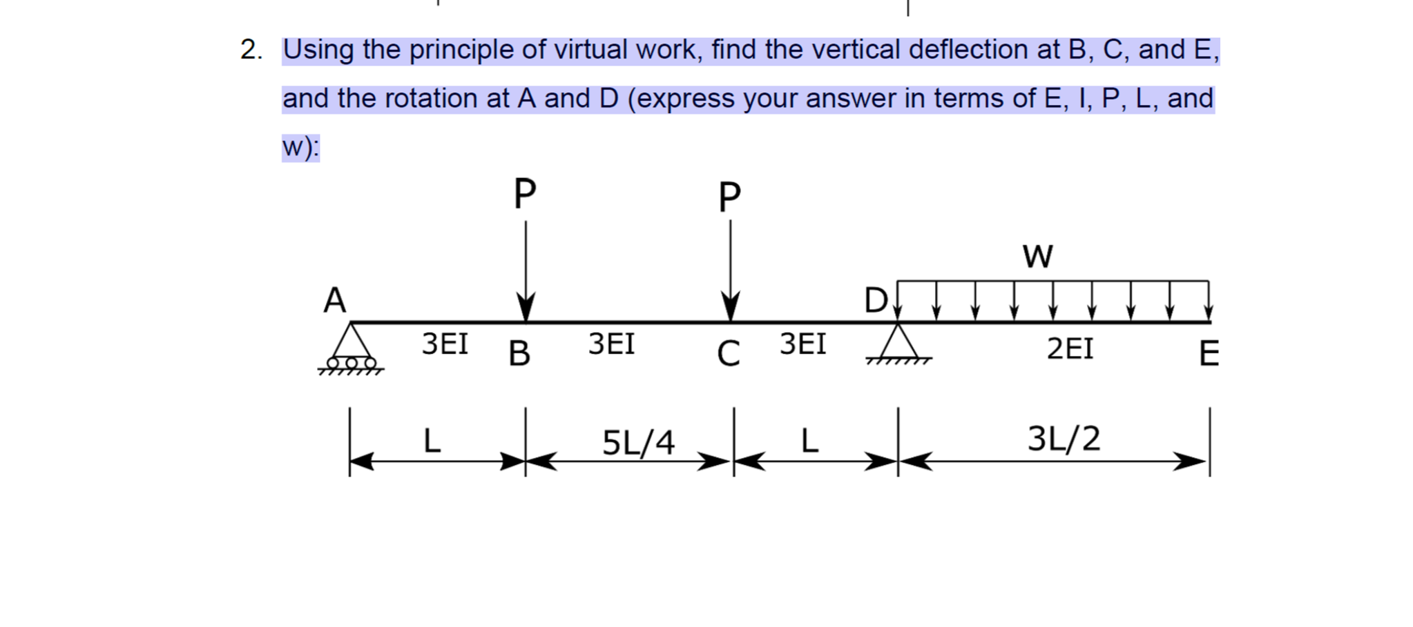 Solved Using the principle of virtual work, find the | Chegg.com
