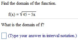Solved Find the domain of the function. F(x) = | Chegg.com