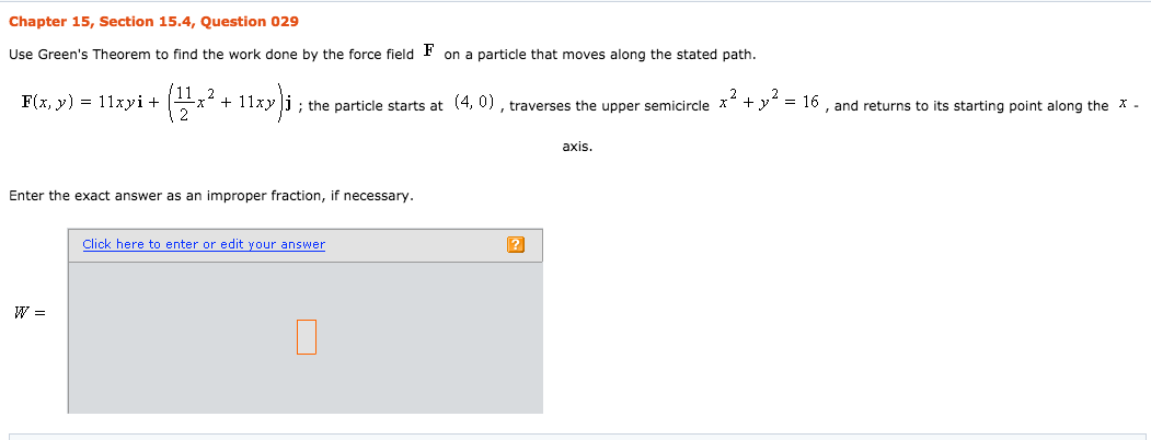Solved Use Green's Theorem to find the work done by the | Chegg.com