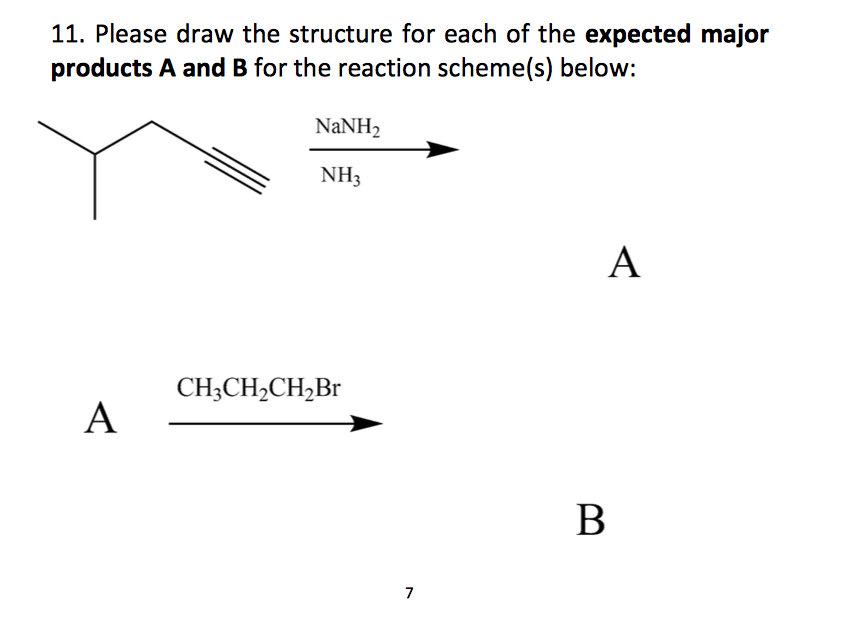 Solved 11. Please draw the structure for each of the | Chegg.com