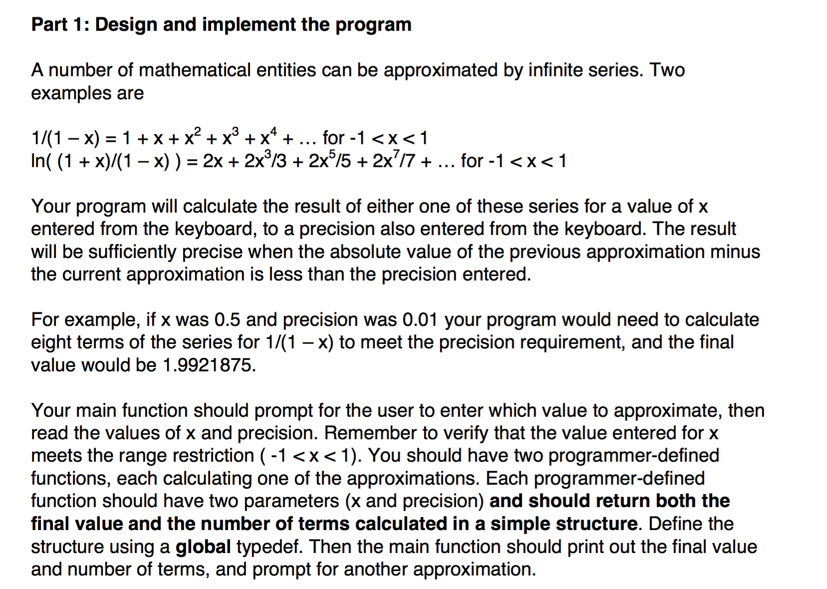 Solved A number of mathematical entities can be approximated | Chegg.com