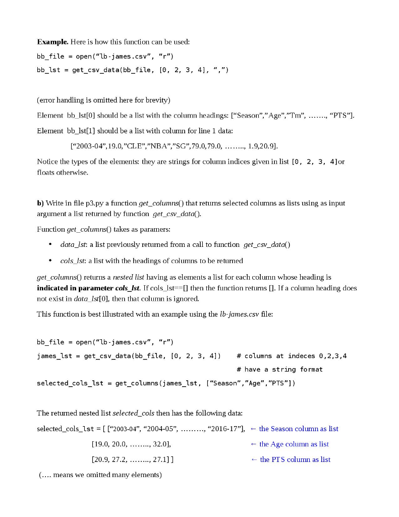 Solved Insert the p2.py file in h3.doc Problem 3. LeBron | Chegg.com