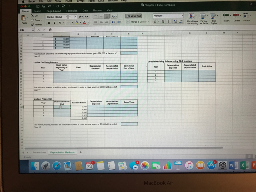 Solved Be wrap Text Copy ? ??||? ?| |++] Merge & Center. | $ | Chegg.com