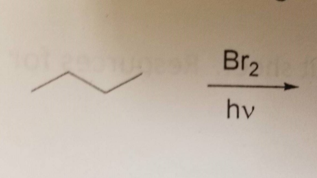 Solved Photochemical reaction of butane with bromine: | Chegg.com