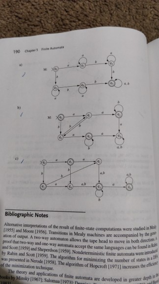 Solved 45. For each DFA: i) Trace the actions of Algorithm | Chegg.com