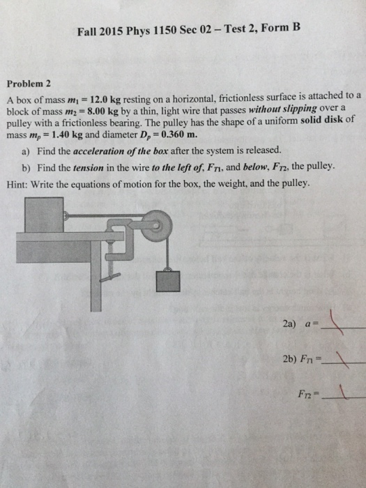 Solved A box of mass m_1 = 12.0 kg resting on a horizontal, | Chegg.com