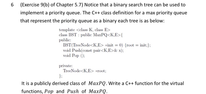 Solved Notice that a binary search tree can be used to | Chegg.com