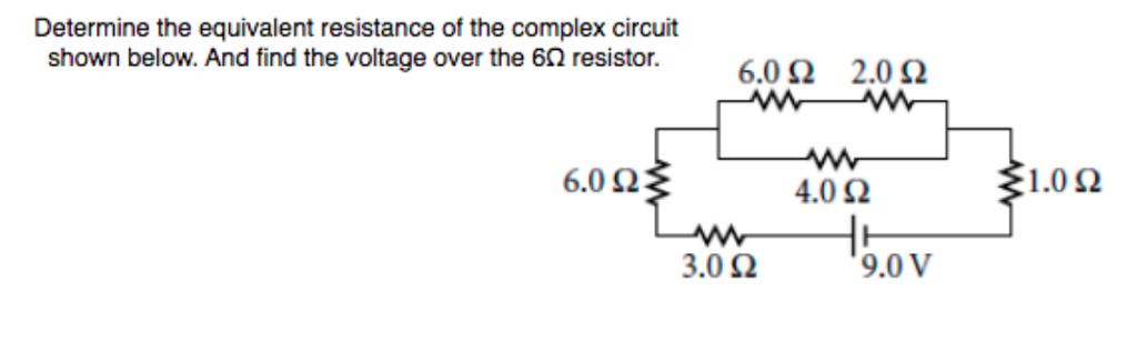 Solved Determine the equivalent resistance of the complex | Chegg.com