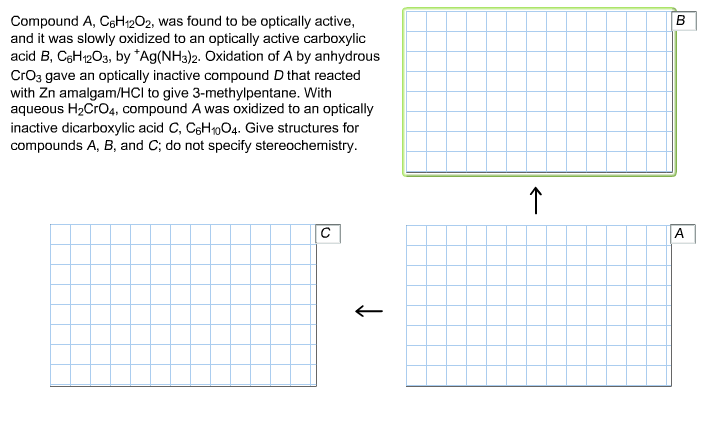 Solved Compound A, C6H12O2, was found to be optically | Chegg.com