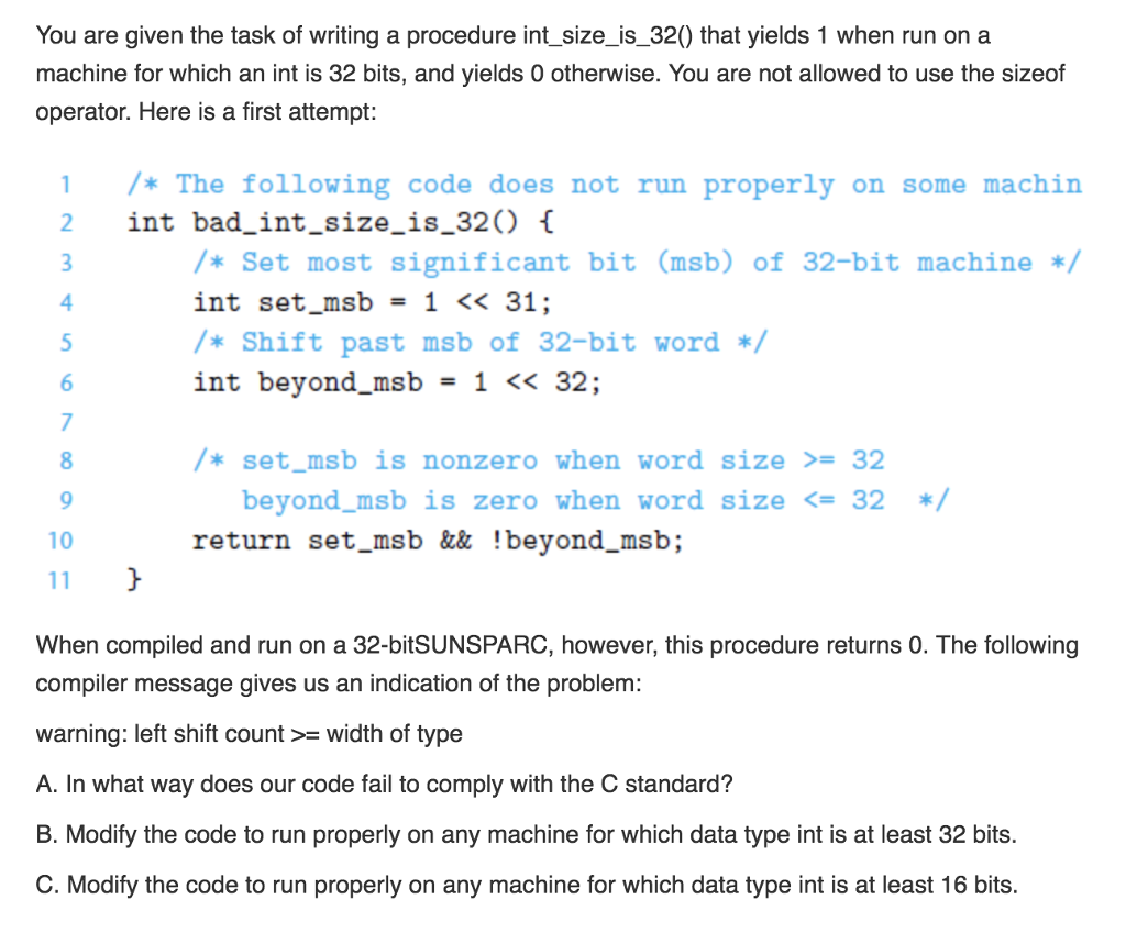 Solved You are given the task of writing a procedure | Chegg.com