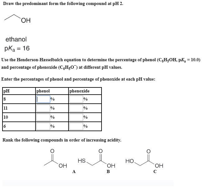 Solved Draw the predominant form the following compound at | Chegg.com