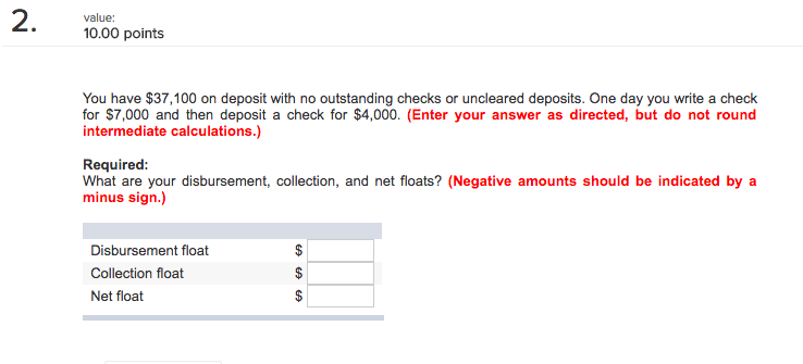 Solved You have $37,100 on deposit with no outstanding | Chegg.com