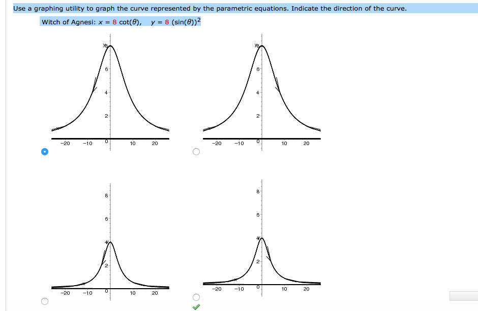 Solved Use a graphing utility to graph the curve represented | Chegg.com
