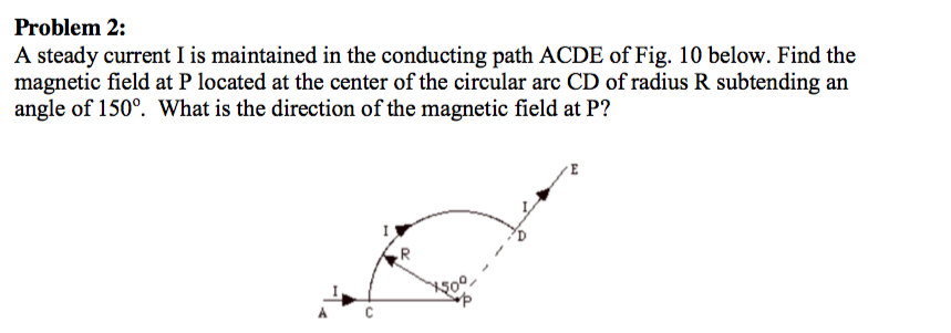 Solved A steady current I is maintained in the conducting | Chegg.com