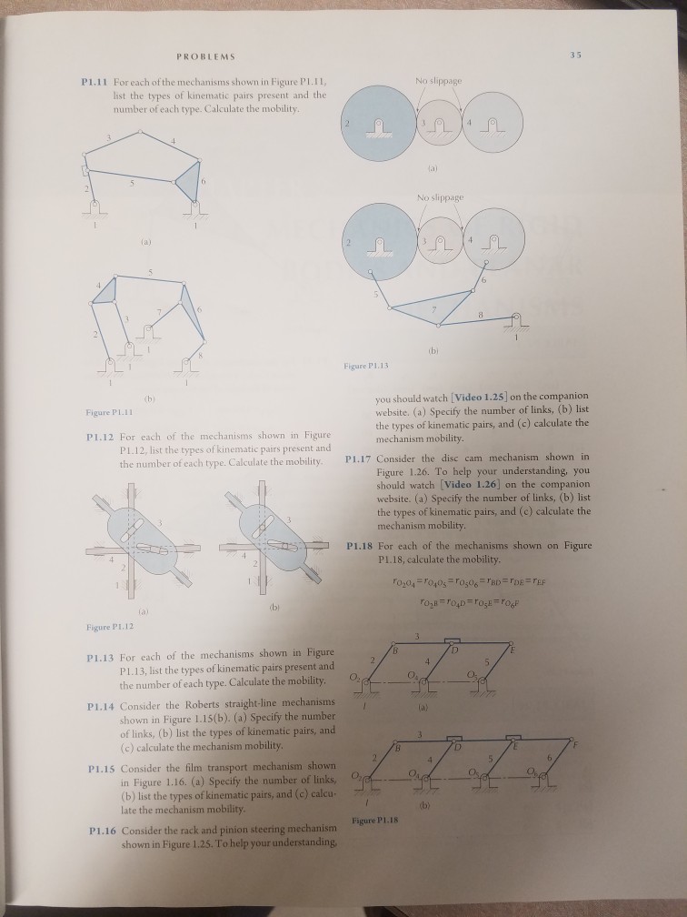Solved For each of the mechanisms described in the following | Chegg.com