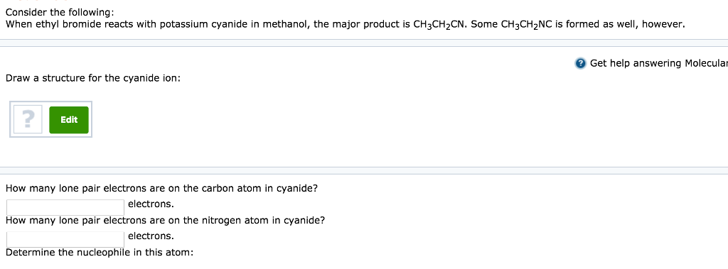 Solved Consider the following: When ethyl bromide reacts | Chegg.com