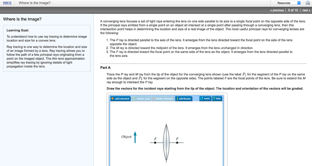 Solved To understand how to use ray tracing to determine | Chegg.com