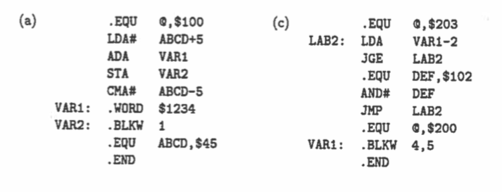 Solved For each program fragment of the following question, | Chegg.com