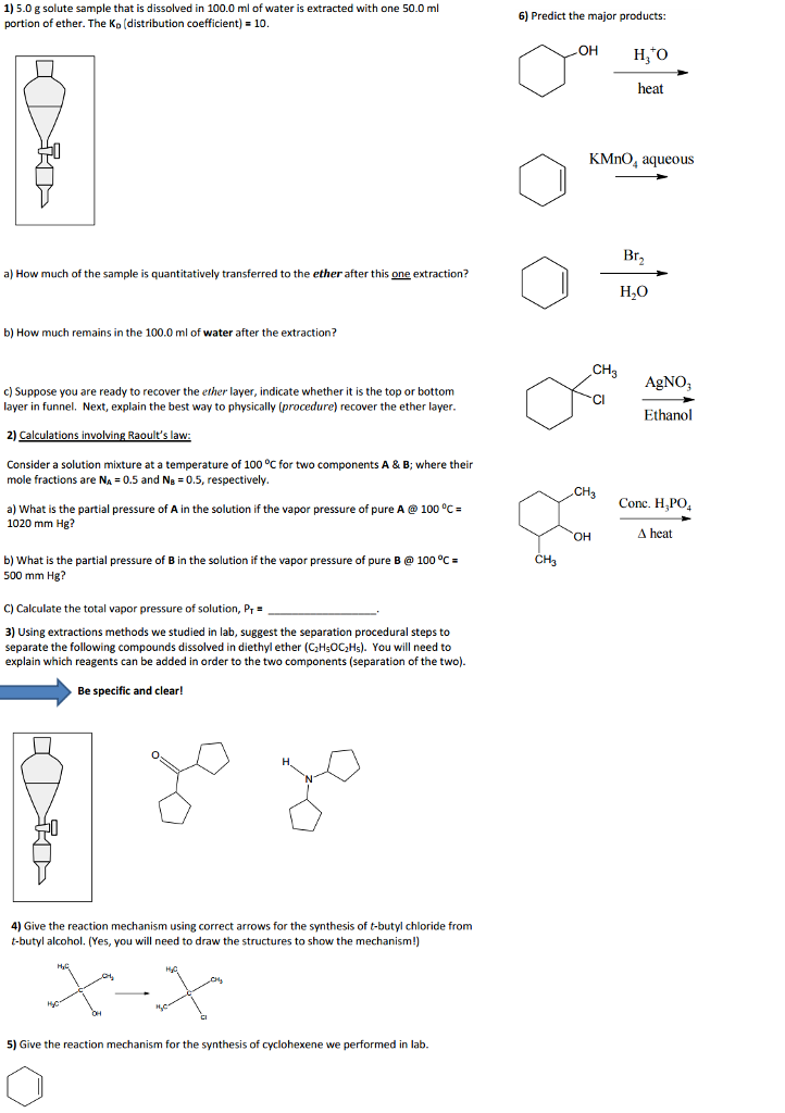 Solved 1) 5.0 g solute sample that is dissolved in 100.0 ml | Chegg.com
