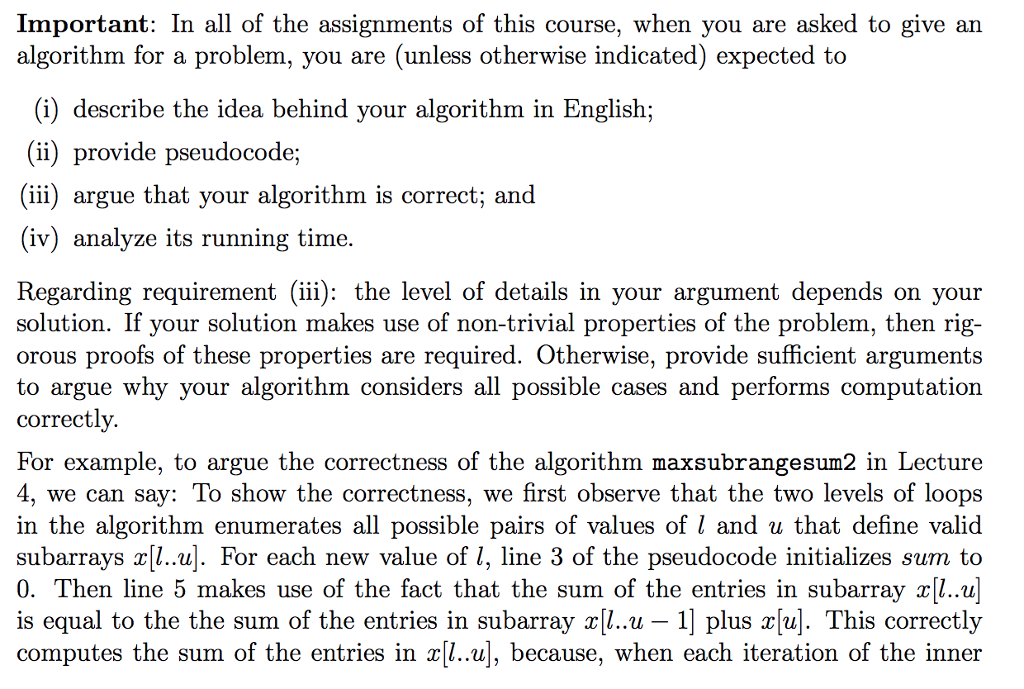 Solved 2. 8 marks] Consider the following problem: Input: an | Chegg.com