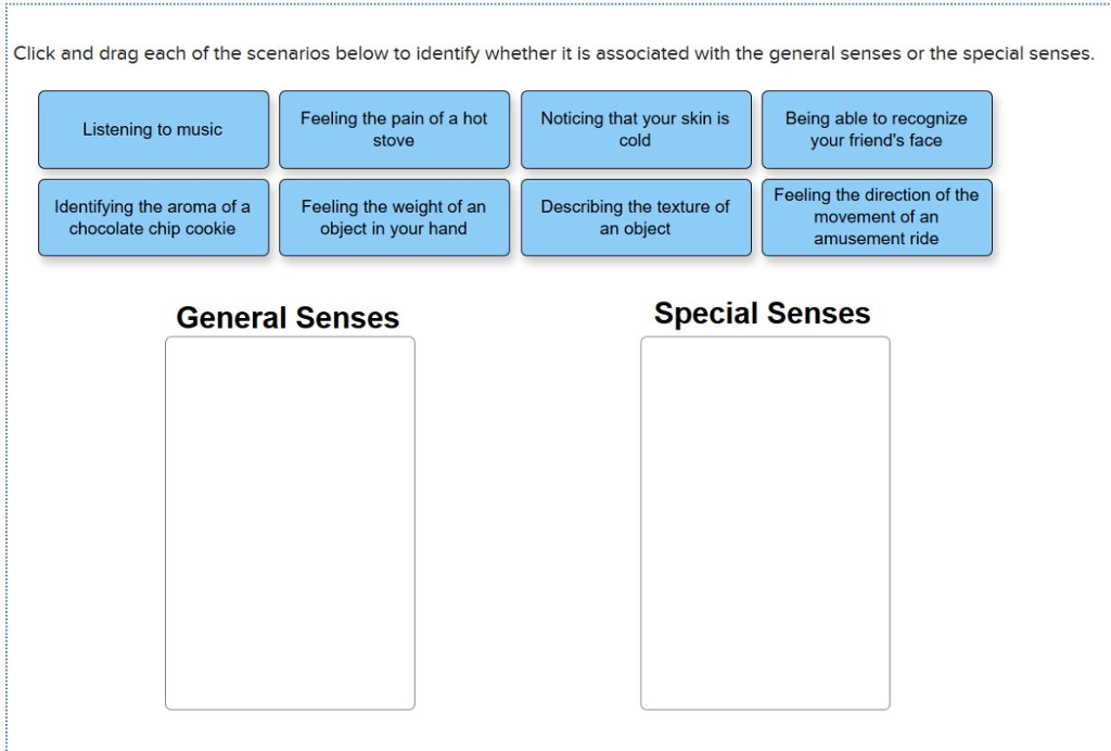Solved Click and drag each of the scenarios below to | Chegg.com