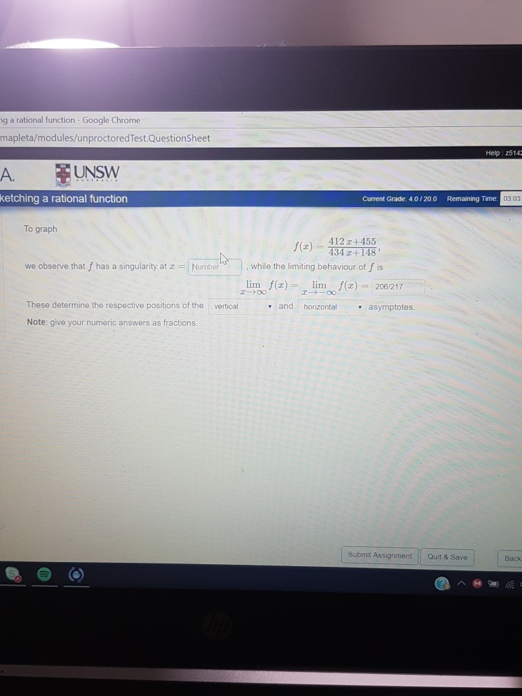 Solved g a rational function - Google Chrome | Chegg.com
