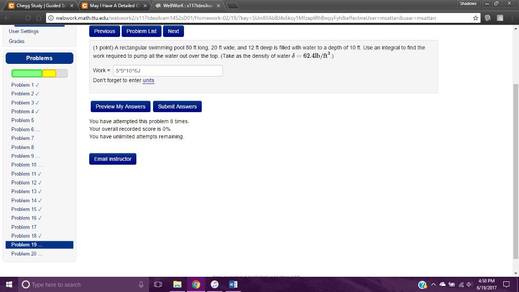 Solved A rectangular swimming pool 50 ft long. 20 ft wide, | Chegg.com