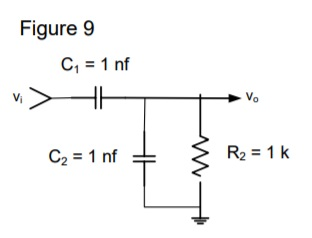 Solved Calculate the break frequency for the circuit shown | Chegg.com
